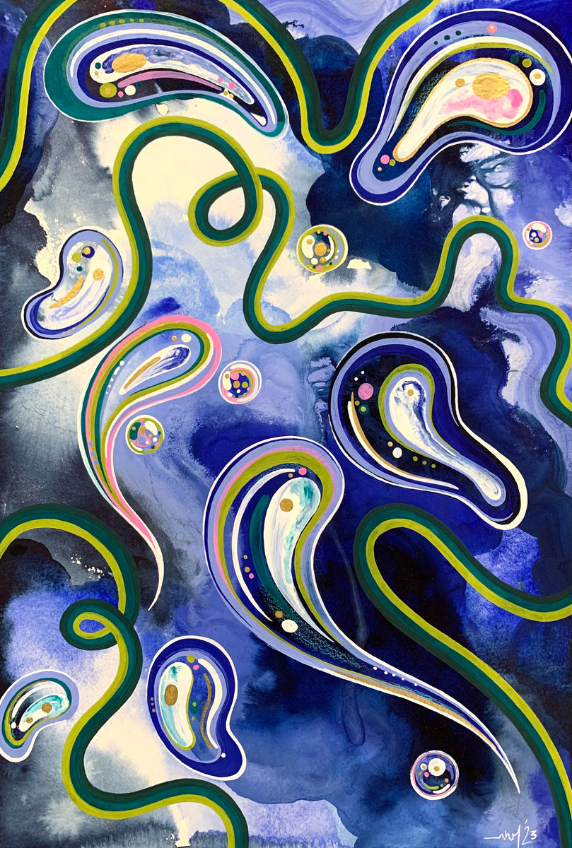 "I dvale på bunnen av havet" Nora Hindrum Mikkelsen🔴SOLD – Galleri ER